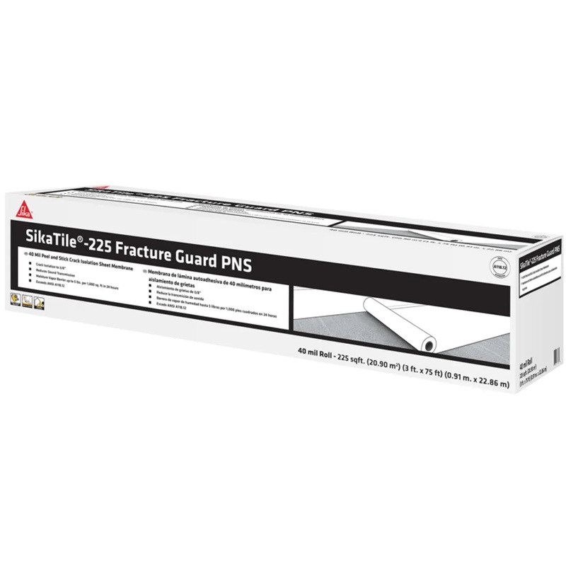 SikaTile - 225 sq. ft. Fracture Guard PNS Crack Isolation sheet ...